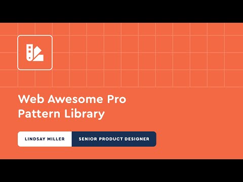 Introducing Web Awesome's Pro Pattern Library [Demo]