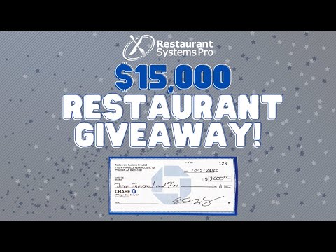 Writing a $3k check for a restaurant Owner! Apply Now
