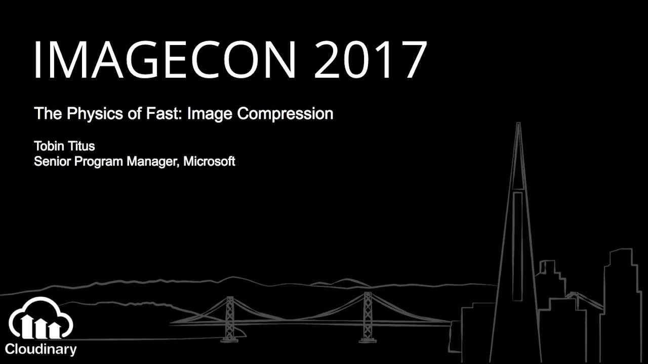 The Physics of Fast Image Compression