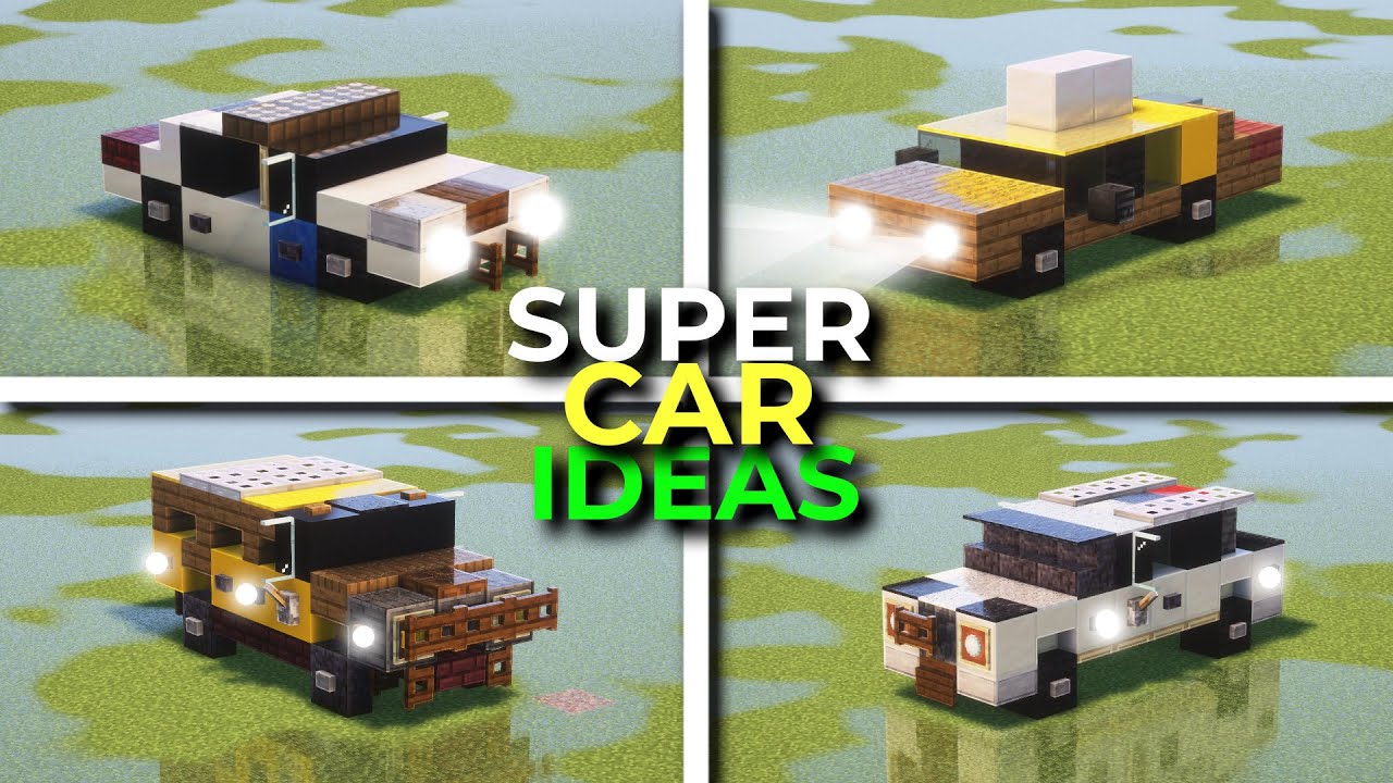 Best 10 Super Cars Build Ideas In Minecraft - Minecraft Builders