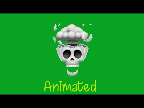 mind blown skull emoji | get exploding skull emoji green screen skull emoji viral edit skeleton