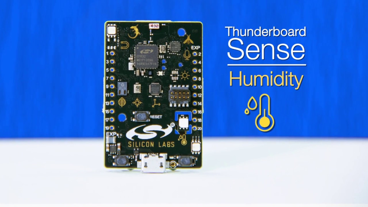 Humidity and temperature sensor in Thunderboard Sense IoT kit from Silicon Labs