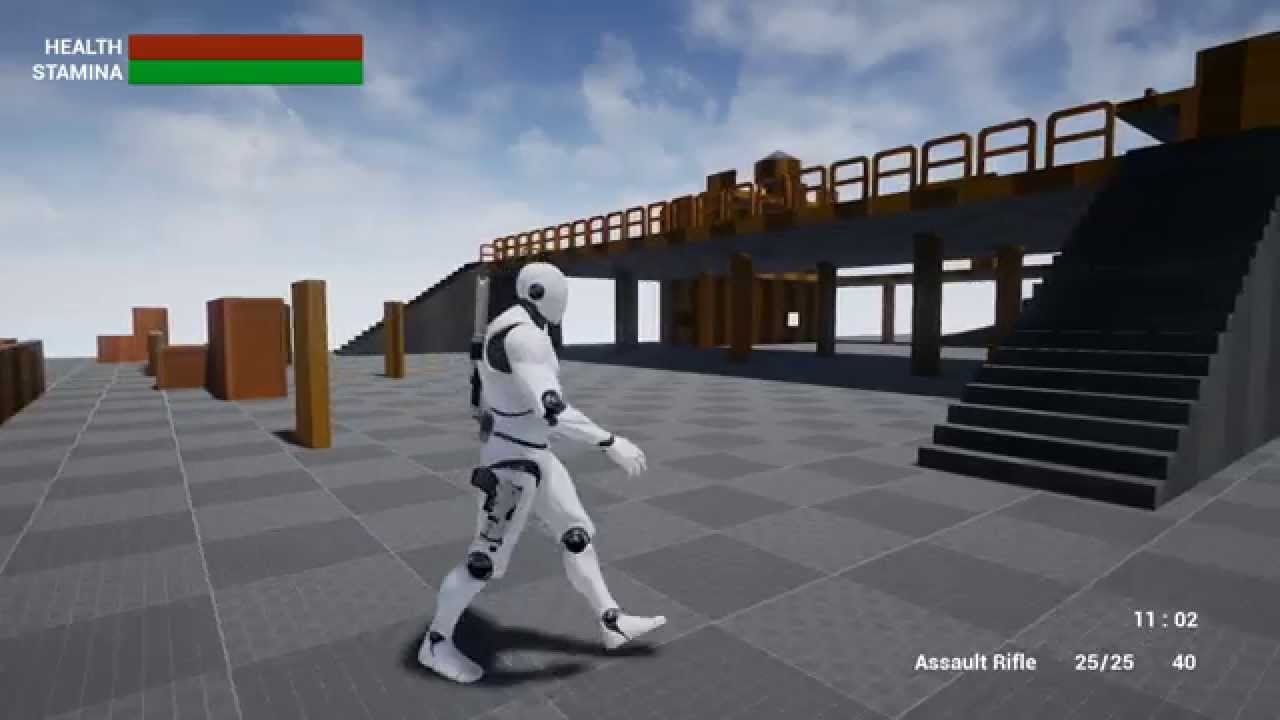 Unreal Engine 4 - Root Motion Controller WIP 01