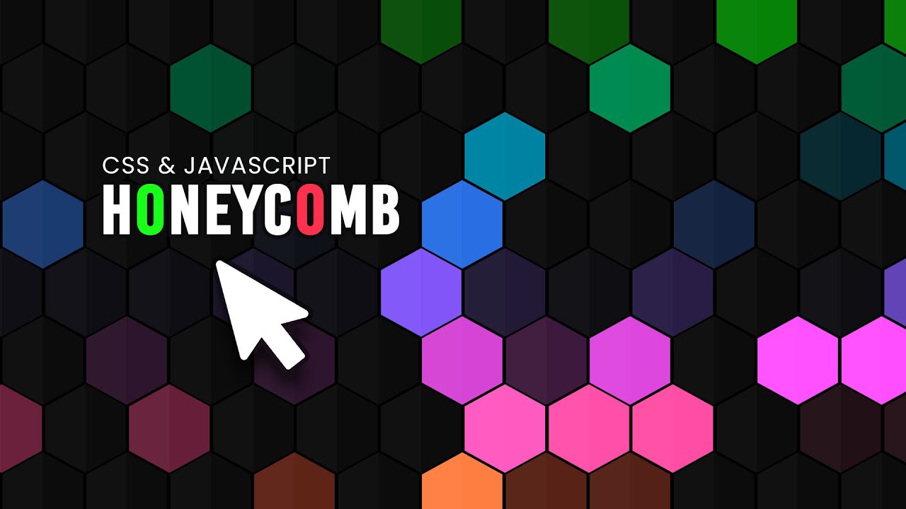 Honeycomb Grid with Hover Effects using CSS & Javascript