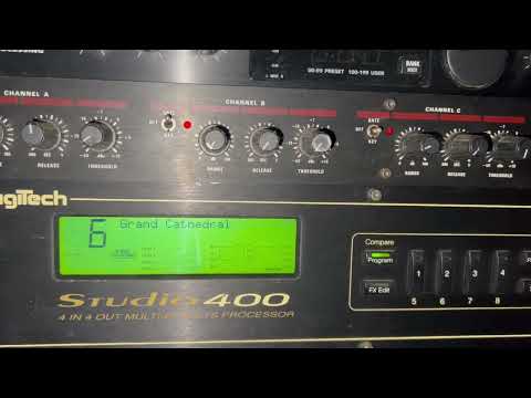 DigiTech Studio 400 (4 channel in/out multi effects processor | Reverb