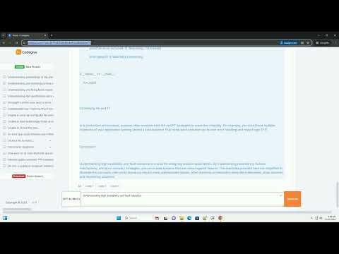 understanding high availability and fault tolerance