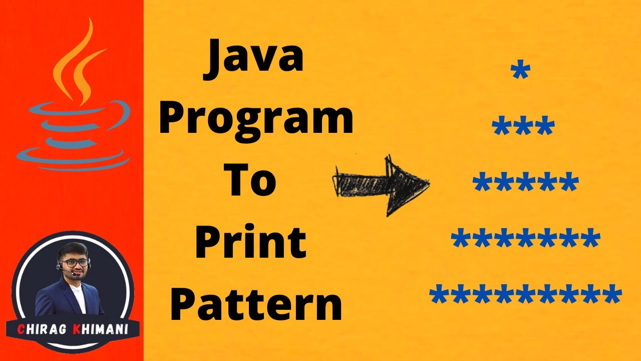 38 | Java Program to Print Full Triangle Pattern | Java Nested For Loop