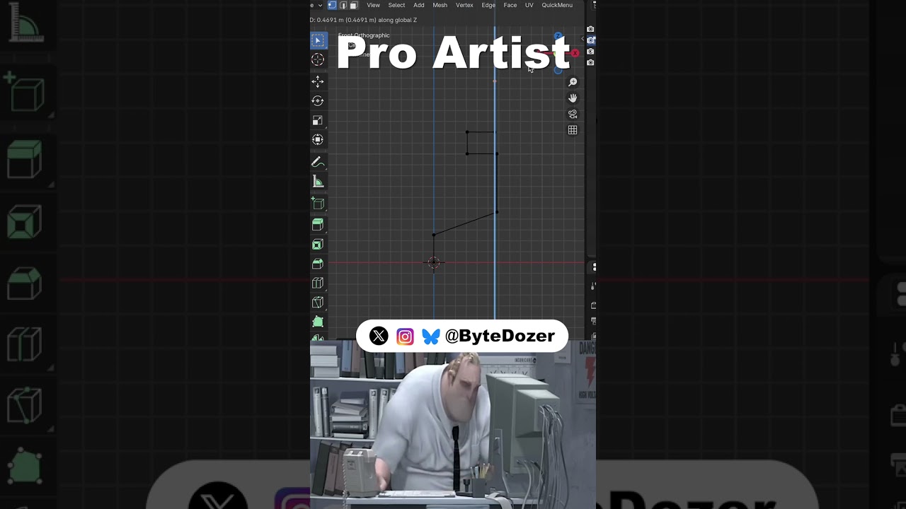 Noob vs Pro artist: Making a Vase #blendertutorial #blender #blendercommunity #blender3d #b3d