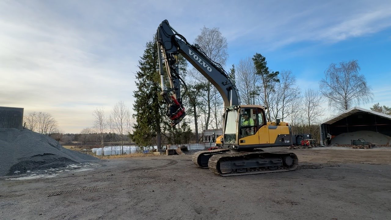 Grävmaskin Volvo EC160DL, Norrtälje, Klaravik auktioner