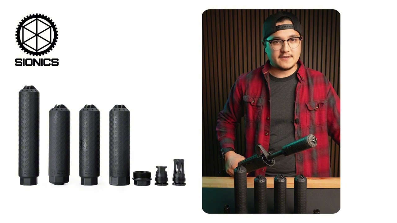 Meet the New SIONICS MCTR™ Suppressor – Full Breakdown with Colin!