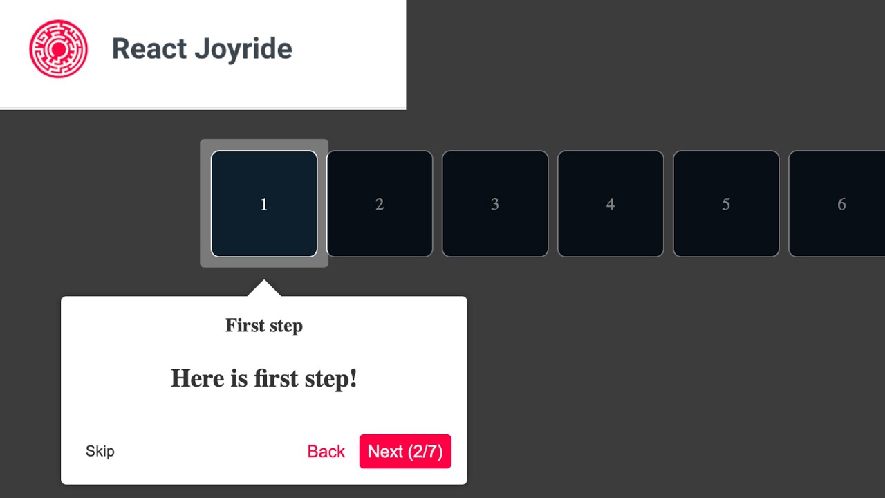 Creating an Onboarding Tutorial Using React Joyride Libraries | Tutorial