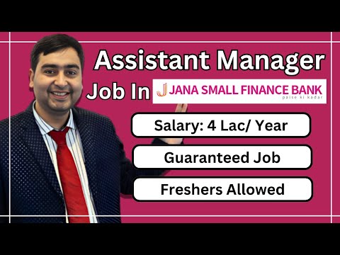 Jana Small Finance Bank Career | Jana Bank Job | Private Bank Job in 2024