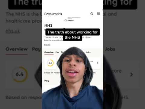 The truth about working for the NHS