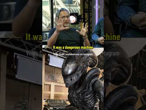 Alien: Romulus used a practical xenomoprh animatronic #sdcc