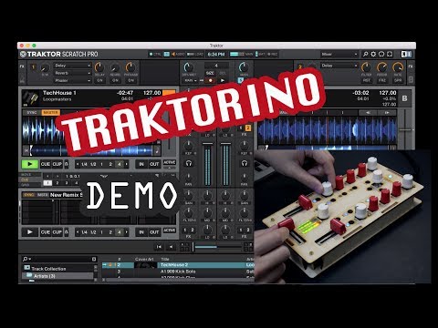 Traktorino DIY Portable MIDI Controller + Arduino Uno | Reverb