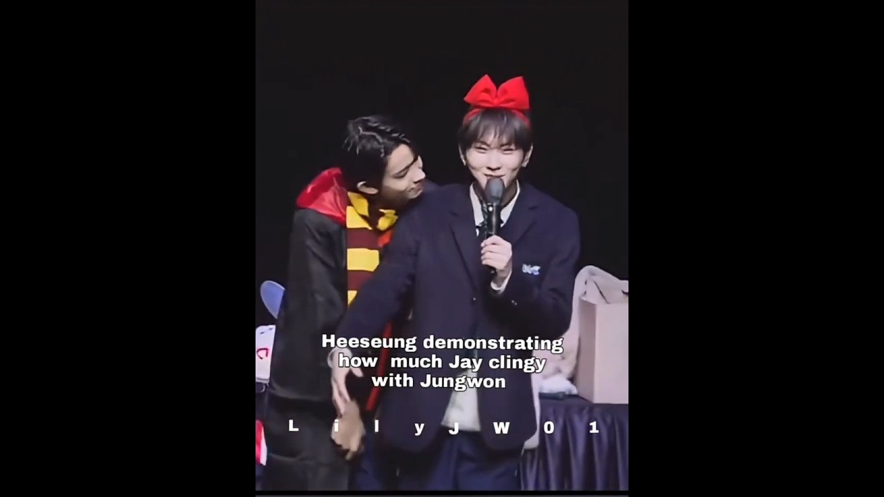 heeseung exposing jay's clingy habits towards jungwon nonstop #jaywon #jay #jungwon #enhypen