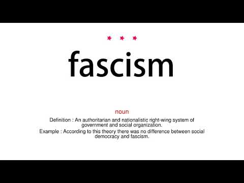 How to pronounce fascism - Vocab Today