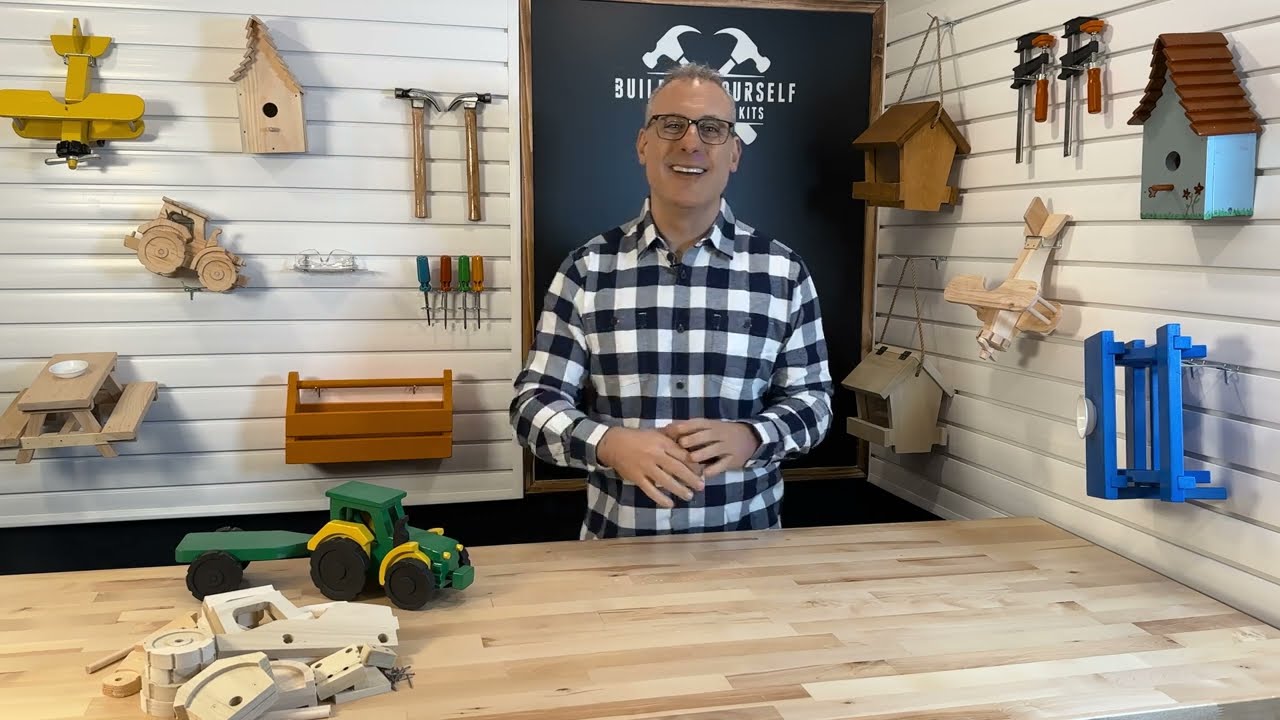 Build-It-Yourself Farm Tractor & Trailer Instructional Video