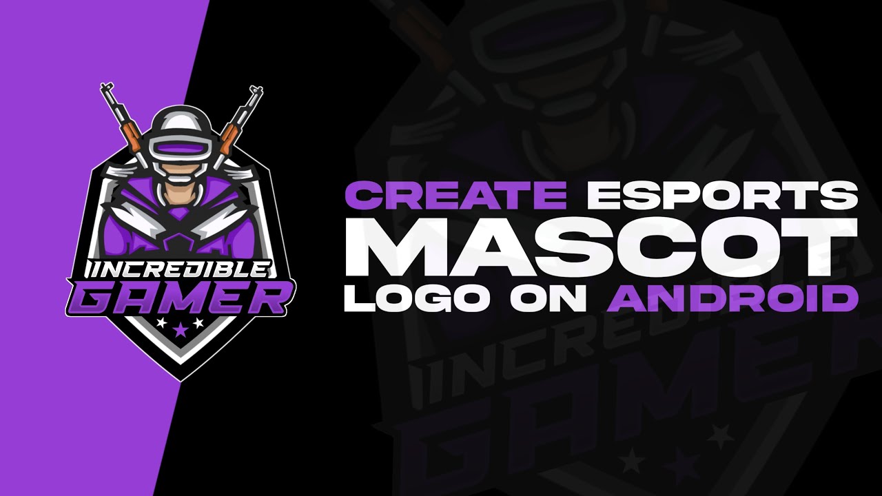 How To Make Esports Gaming Logo On Android | Gaming Logo Tutorial | Photoshop
