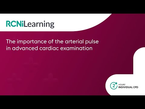The importance of the arterial pulse in advanced cardiac examination
