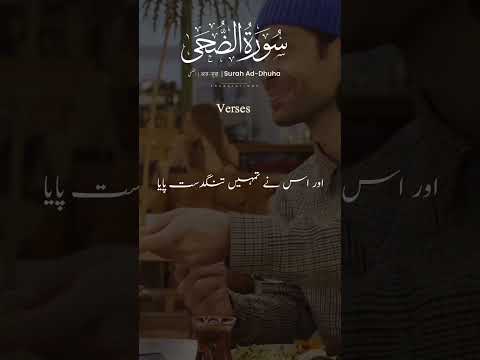 Chapter(93):Surah Ad-Dhuha😍Verses:5-11 Just Urdu translation💕 #youtubeshorts #shorts #surahaddhuha