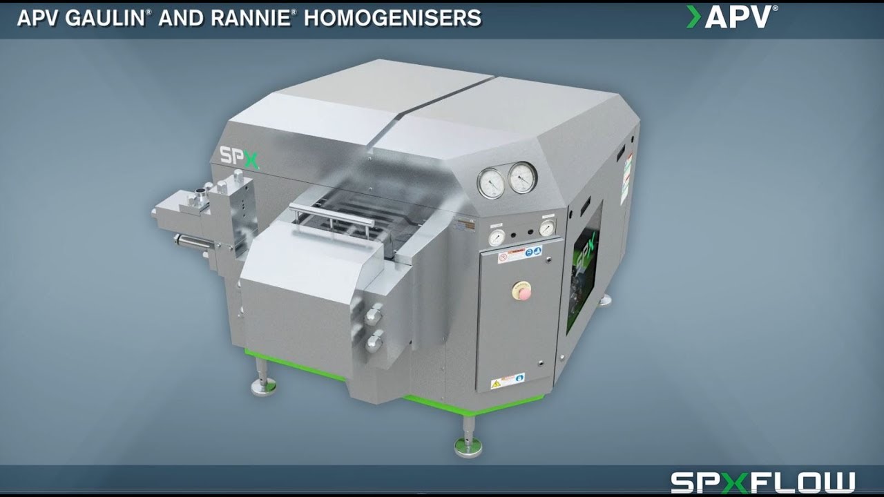 SPX FLOW - APV - Rannie and Gaulin Homogeniser Animation