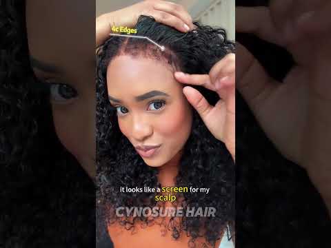 your real hair? no,it is a wig #cynosurehair #4chair #hairstyle
