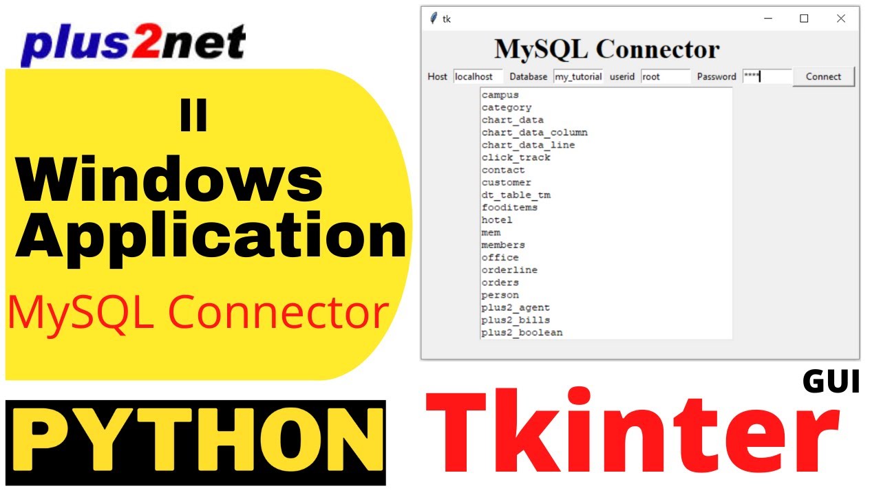 Windows application to Connect to MySQL database using Python Tkinter and PyInstaller