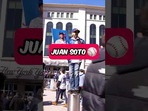 Today we went to Yankee Stadium to talk about Juan Soto