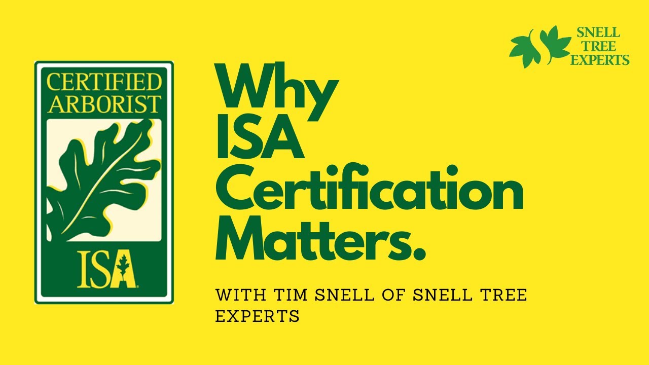 What does it mean to be an ISA Certified Arborist?