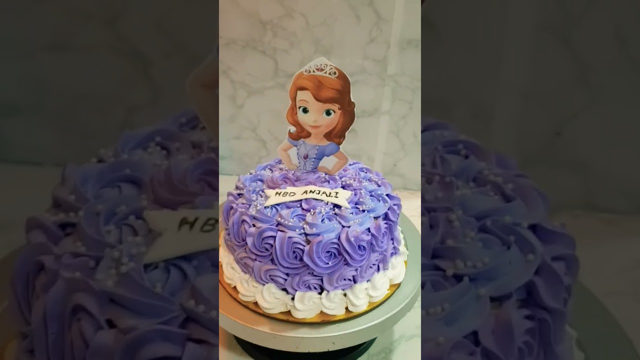 sofia the first theme cake