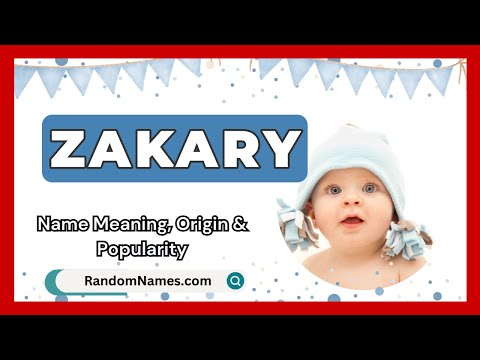Zakary - Baby Boy Name Meaning, Origin & Popularity - RandomNames.com