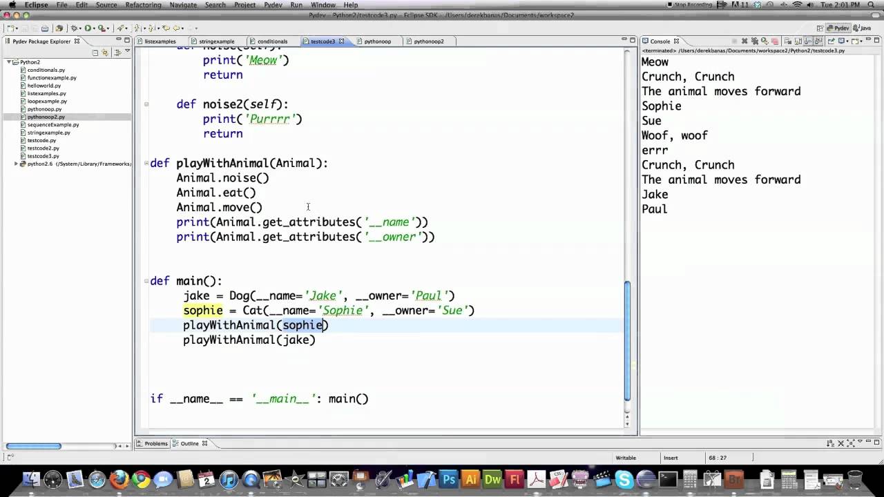 Python 2.7 Tutorial Pt 8