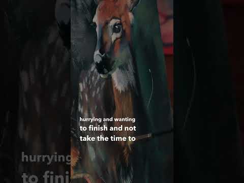 The top mistake that artists make when finishing a painting