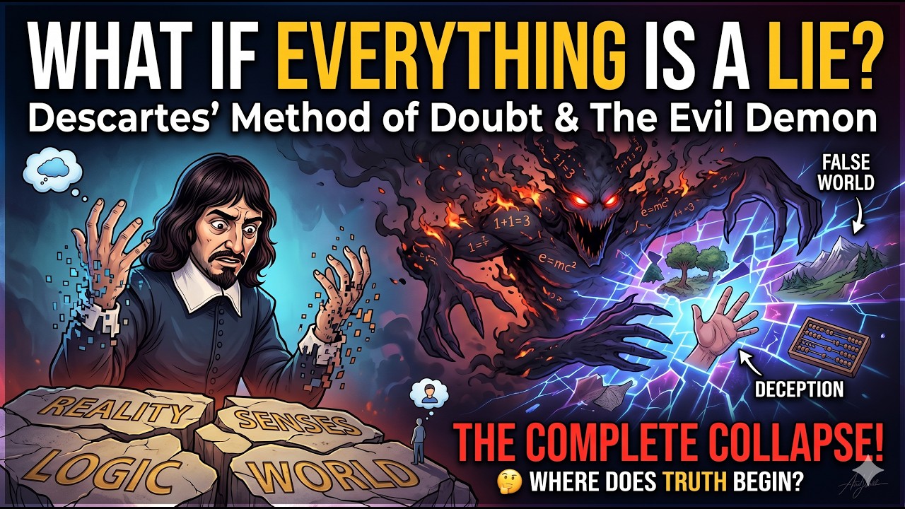 What If EVERYTHING YOU SEE Is a LIE? (Descartes’ First Meditation)