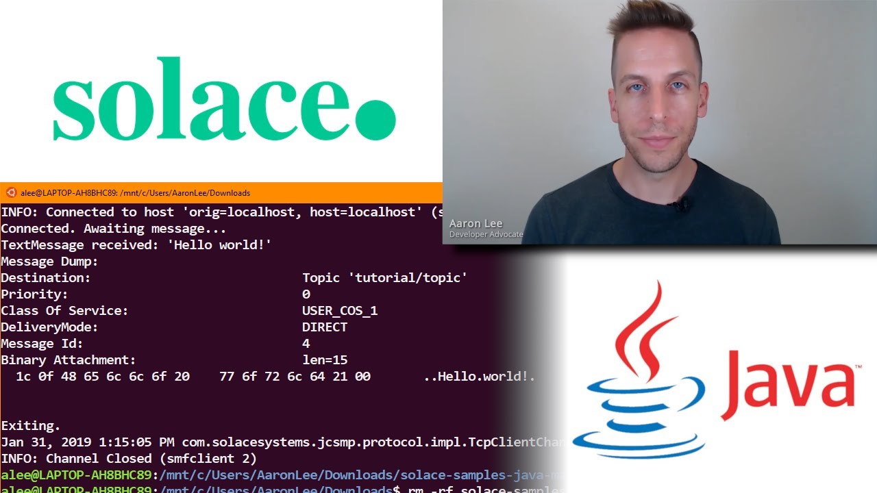 Solace Java Samples, Part 1 - Getting Started