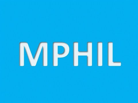 What is MPHIL?