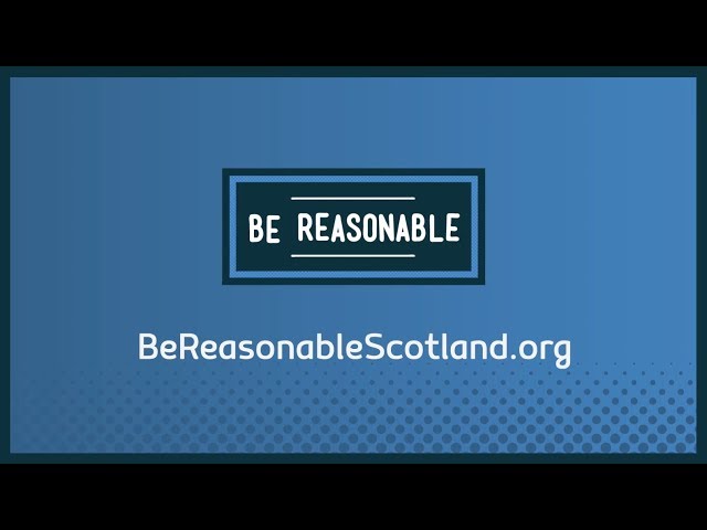 Press Releases Archive - Be Reasonable Scotland