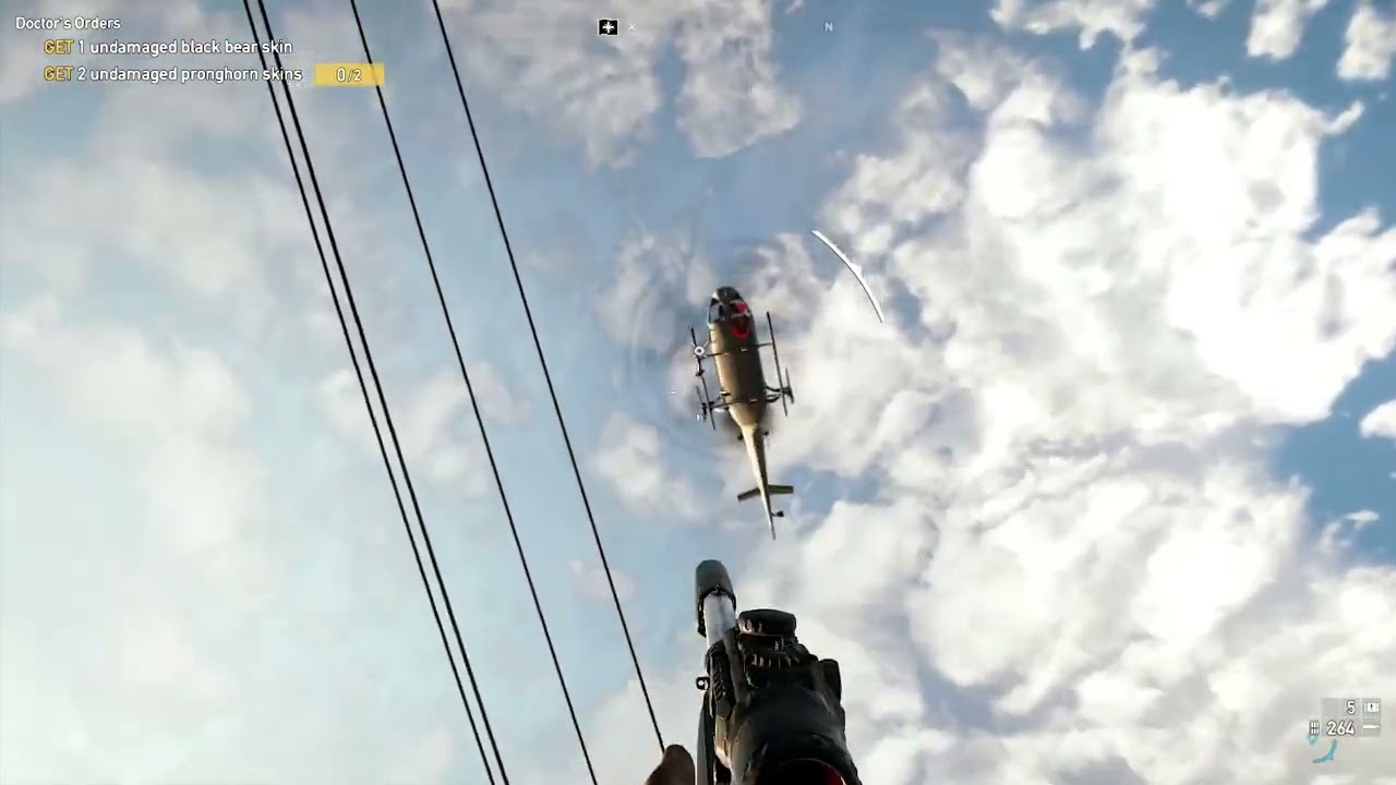 Far Cry 5 - Proximity explosive on Chopper