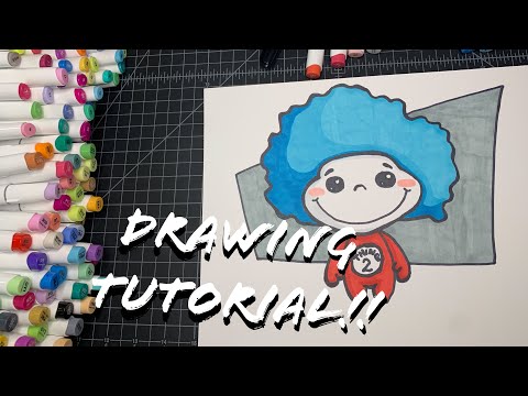 HOW TO DRAW THING 1 & THING 2!! (Chibi Thing 2 Drawing) Dr. Seuss Day Art Project For Kids!!