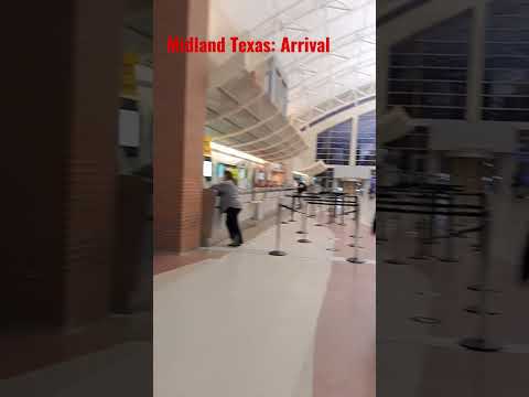 Midland Airport: Arrival