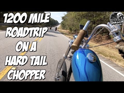 1200 Miles on a Old School HardTail Chopper | Barber Vintage 2019