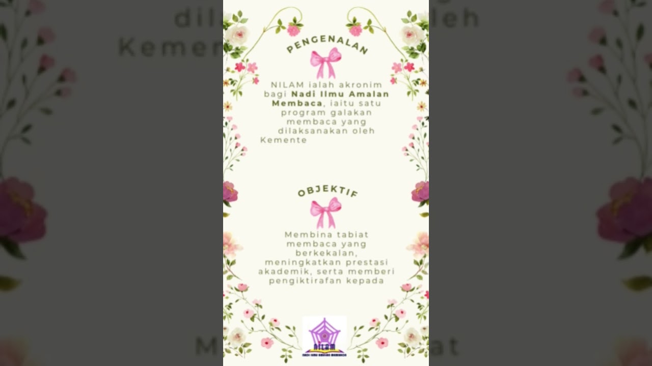 Buku Program Pelancaran Program NILAM & Galakan Membaca 2026