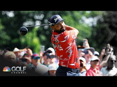 J.J. Spaun's golf swing analyzed by Martin Hall on Golfpass | Golf Channel