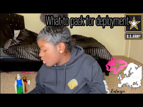 WHAT TO PACK FOR DEPLOYMENT (FEMALE ADVICE) #military #deployment #militarylife #army #armygirl 