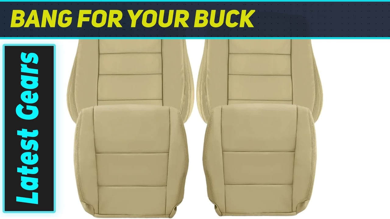 NLQR Front Driver and Passenger Bottom & Top Replacement Seat Covers: Ultimate Accord Upgrade!