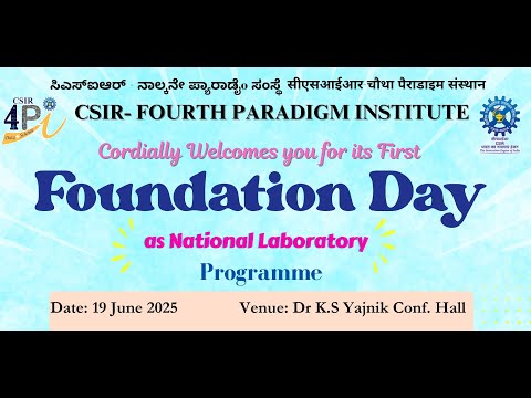 CSIR-4PI Foundation day celebration