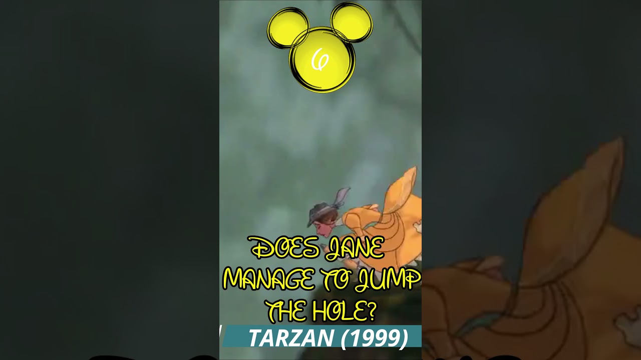 JANE Nearly DIDN'T Make IT in This MOMENT! 🌿🐒 #tarzan #disneyprincess