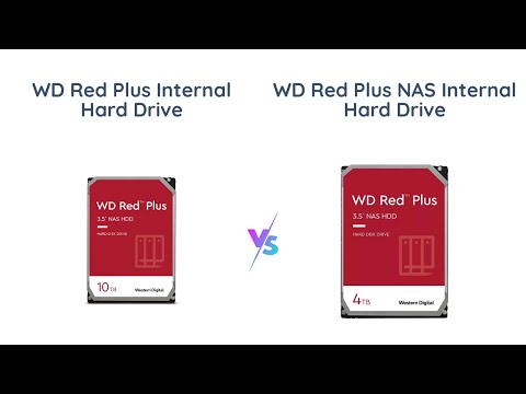 10TB vs 4TB - WD Red Plus NAS Hard Drive Comparison