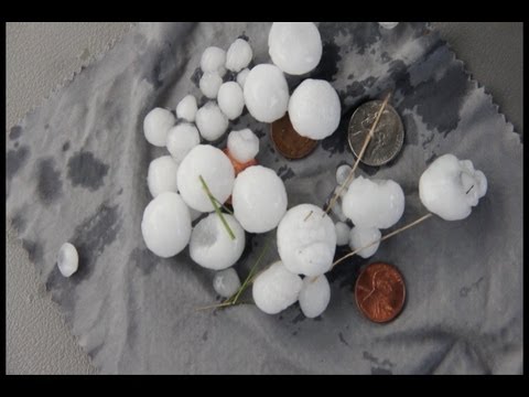 5/21/2011 Hail storm stock video from Pope County, MN.